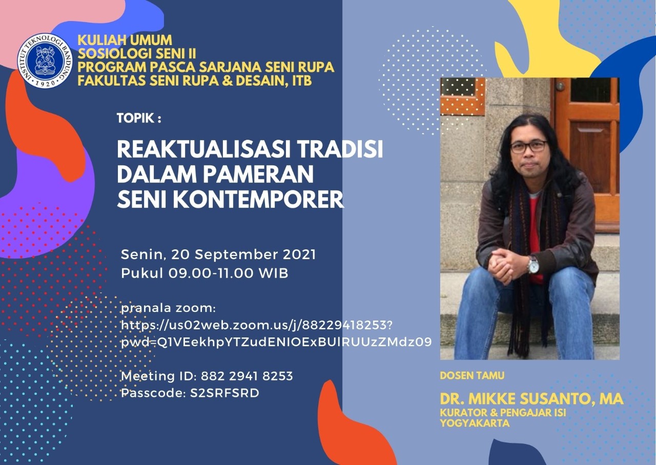 Dosen ISI Yogyakarta Menjadi Dosen Tamu pada Program Studi S-2 Magister ...