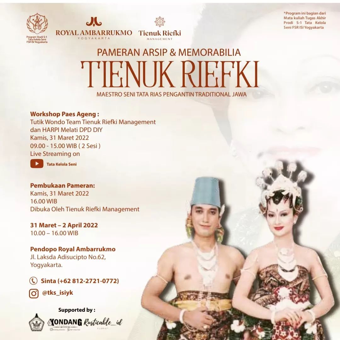 Mahasiswa Program Studi Tata Kelola Seni Menjadi Kurator Pameran Arsip ...