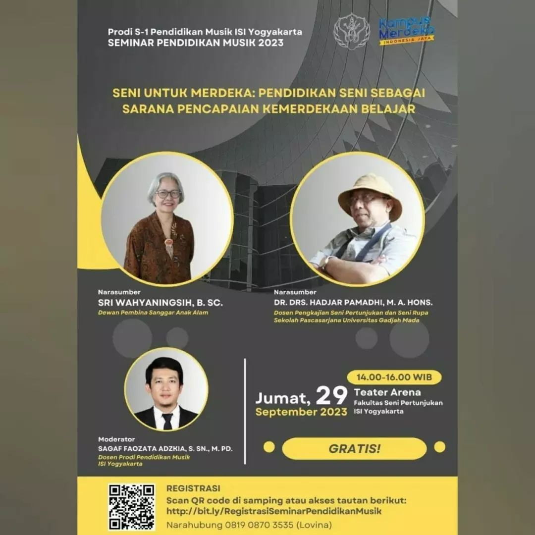 Program Studi Pendidikan Musik Selenggarakan Seminar “Seni Untuk ...