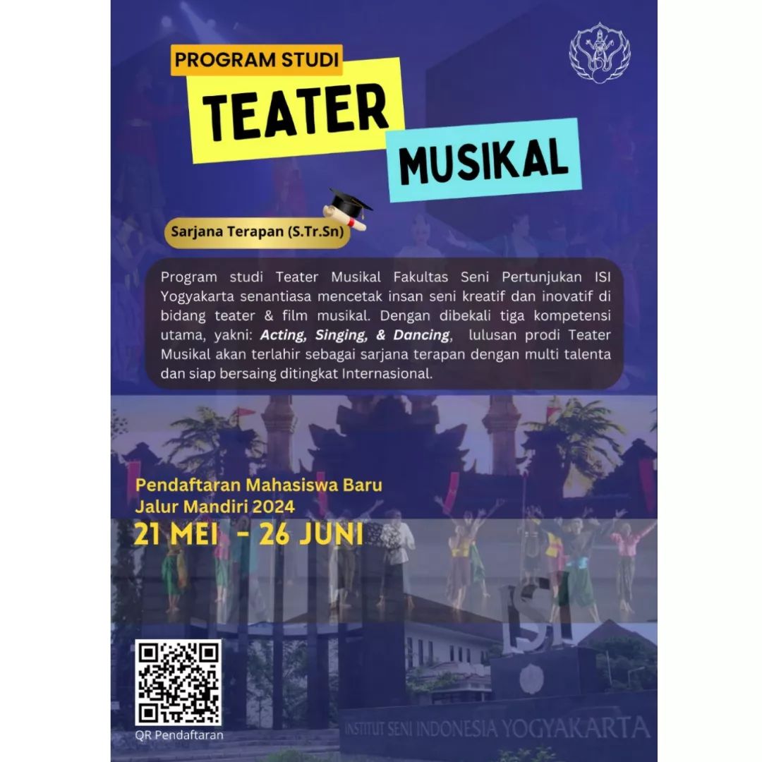 Teater Musikal, Program Studi Terbaru di ISI Yogyakarta – ISI Jogja ...