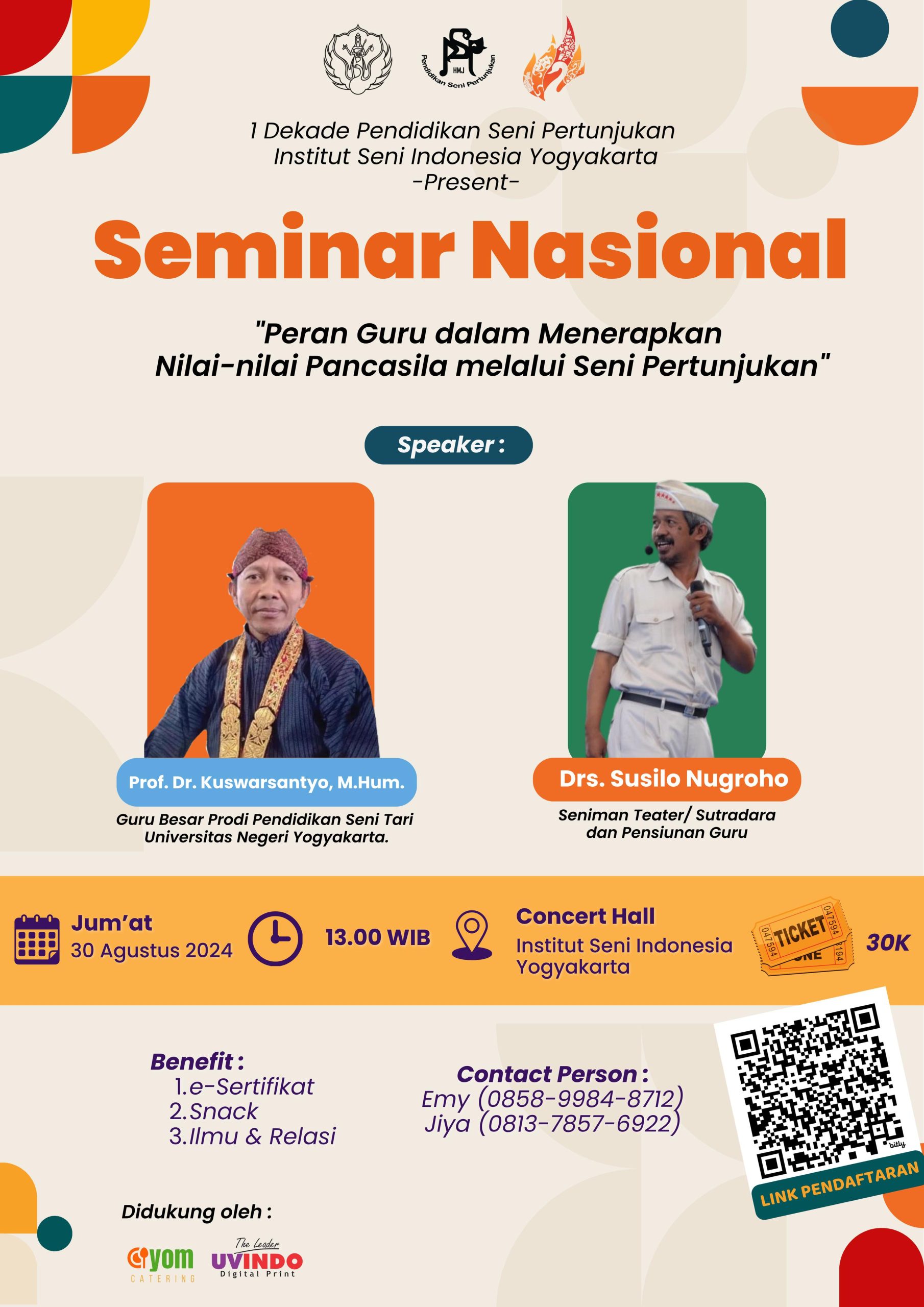 Prodi Pendidikan Seni Pertunjukan Selenggarakan Senimar Nasional ...