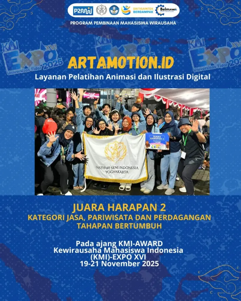 Tim Artamotion.id ISI Yogyakarta Raih Juara Harapan 2 pada Ajang KMI ...